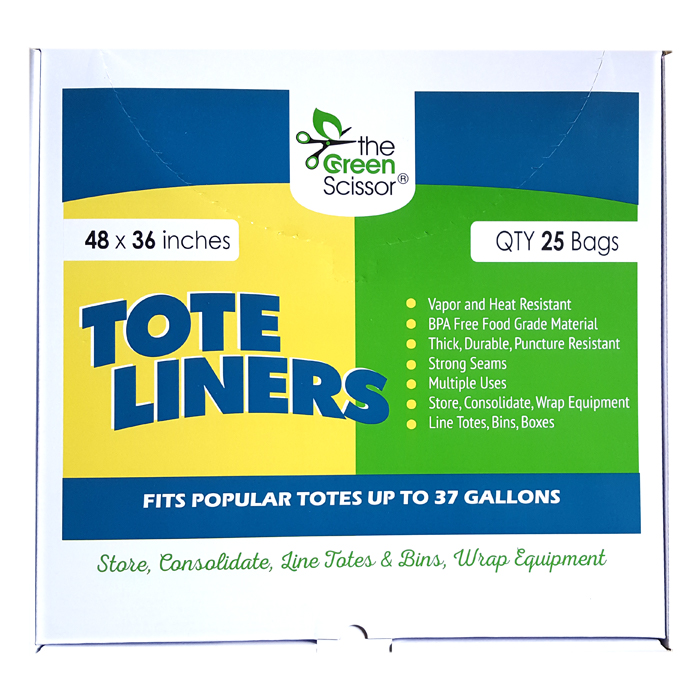 The Green Scissor Tote Liners 48 x 36 in - 25 pk (Case of 8 ...